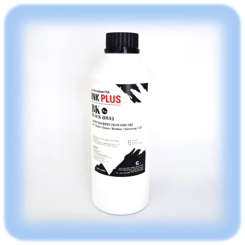 Ink Plus(검정(BK)/염료(DYE)) : 프리미엄 기능성 통합잉크[잉크젯 프린터 전용] / HP / Canon ...